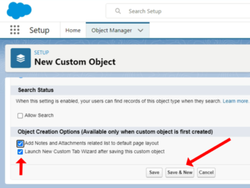 Creating Salesforce Objects and Tabs - Standard and Custom