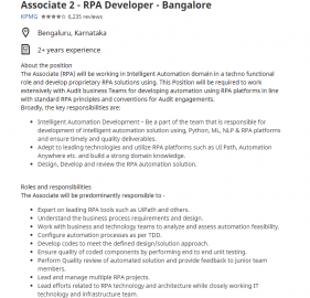 Major RPA Developer Roles and Responsibilities - Intellipaat Blog