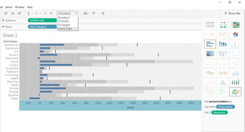 How to create Bullet Chart in Tableau? - Intellipaat Blog