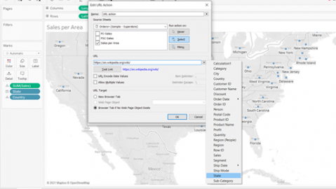 Actions in Tableau | Using Action Filter in Tableau Dashboard
