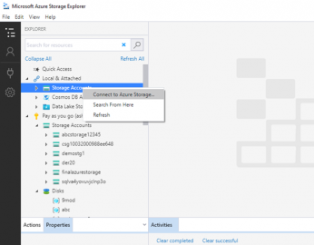 Azure Storage Explorer: Install & Connect to Azure Storage Explorer