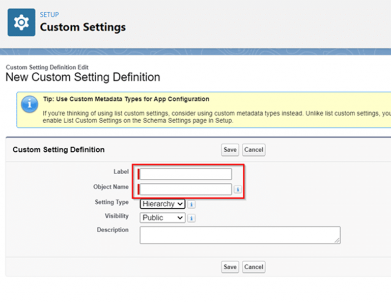 What are Custom Settings in Salesforce? - Intellipaat