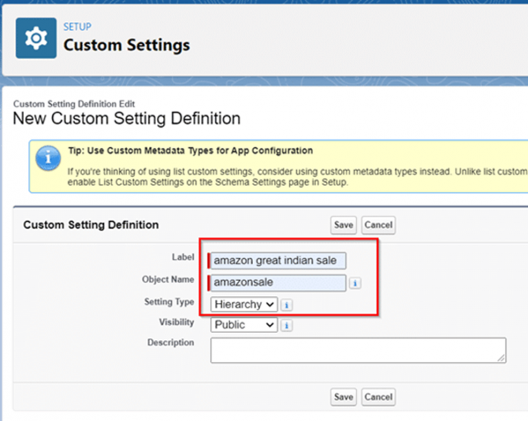 What are Custom Settings in Salesforce? - Intellipaat