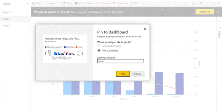 Introduction To Power BI Dashboard - Design with Examples