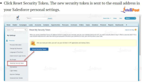 What is Salesforce Security Token and How to Generate it?
