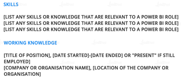 Power BI Developer Resume: Tips and Tricks - Intellipaat