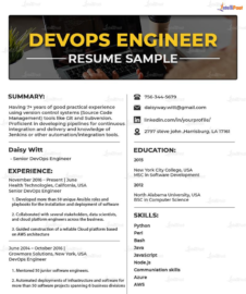 Best DevOps Engineer Resume Guide for 2025 | Intellipaat