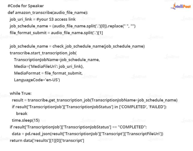 AWS Transcribe - Speech to Text | Intellipaat AWS Transcribe - Speech to Text | Intellipaat