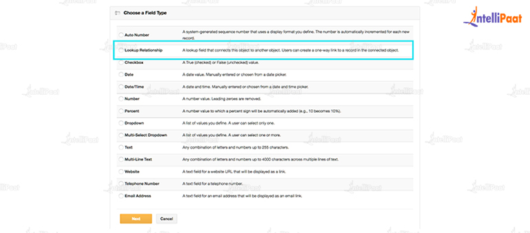 Lookup Relationship in Salesforce