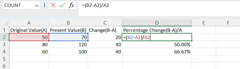 How to Calculate Percentage in Excel - Formula with Examples