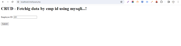 PHP CRUD Operations using MYSQL - Create, Read, Update, and Delete