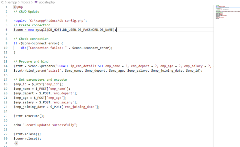 Php Crud Operations Using Mysql Create Read Update And Delete 9147
