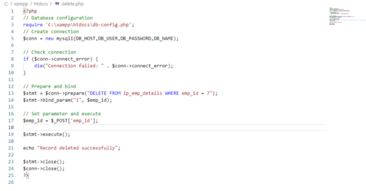 Php Crud Operations Using Mysql Create Read Update And Delete