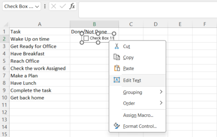 How to Insert a Checkbox in Excel: A Step-by-Step Guide - Intellipaat