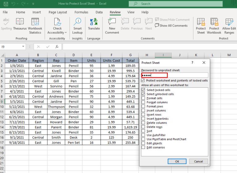 How To Protect Excel Sheet With Password - Intellipaat