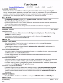 Resume Format For Freshers: Best, Simple Examples