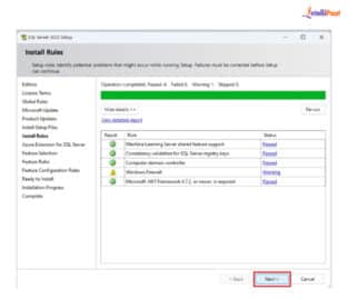SQL Server Installation Steps