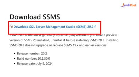 SQL Server Installation Steps - Intellipaat