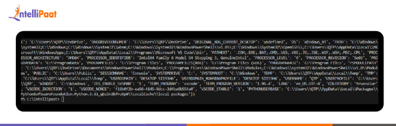 Access Environment Variable Values in Python
