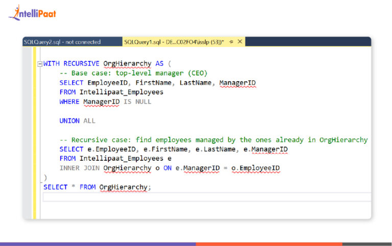 Common Table Expression (CTE) in SQL - Intellipaat