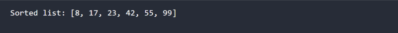 How To Sort A List In Python Without Using Sort Function