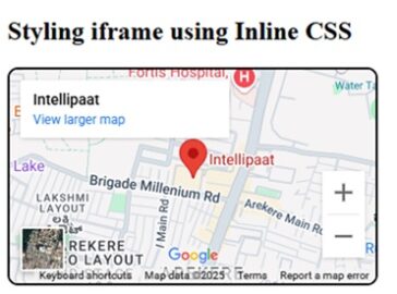 How to Apply CSS Property To an iframe?