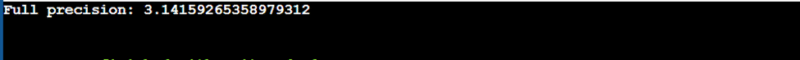 How to Print a Double Value with Full Precision using cout in C++?