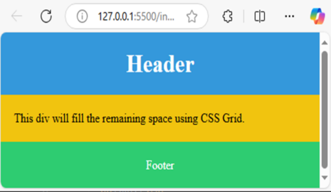 How to Make a DIV to Fill the Height of the Remaining Screen Space?