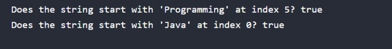 Java String startsWith() Method - Explained with Examples Java String startsWith() Method - Explained with Examples