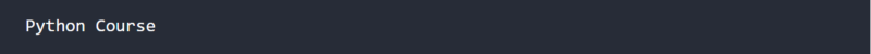 Python Syntax - Rules for Writing Your First Program