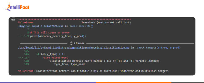 Accuracy Score ValueError: Can’t Handle Mix of Binary and Continuous Target Accuracy Score ValueError: Can’t Handle Mix of Binary and Continuous Target