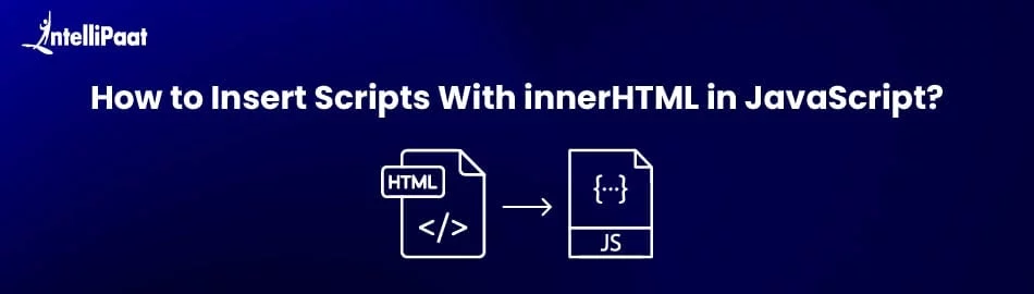 Insert Scripts Using innerHTML in JavaScript