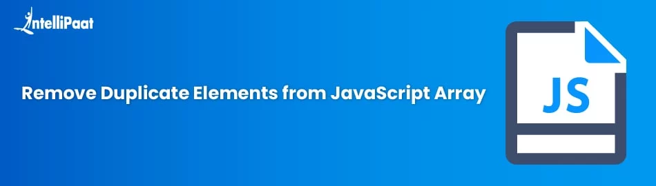 Remove Duplicate Elements from JavaScript Array