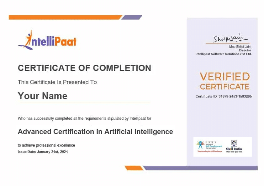 Artificial Intelligence Course Online - AI Certification Training