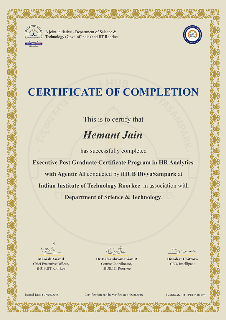 HR Analytics with Agentic AI Certification Course - Intellipaat